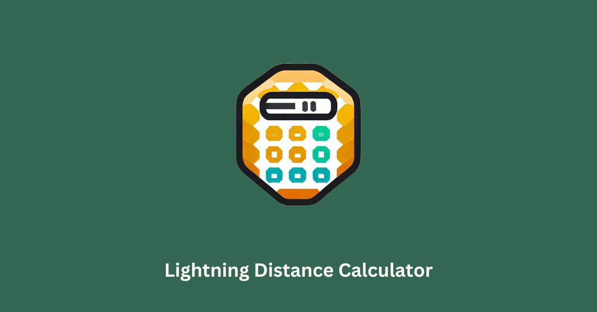 Lightning Distance Calculator Calculator Hive